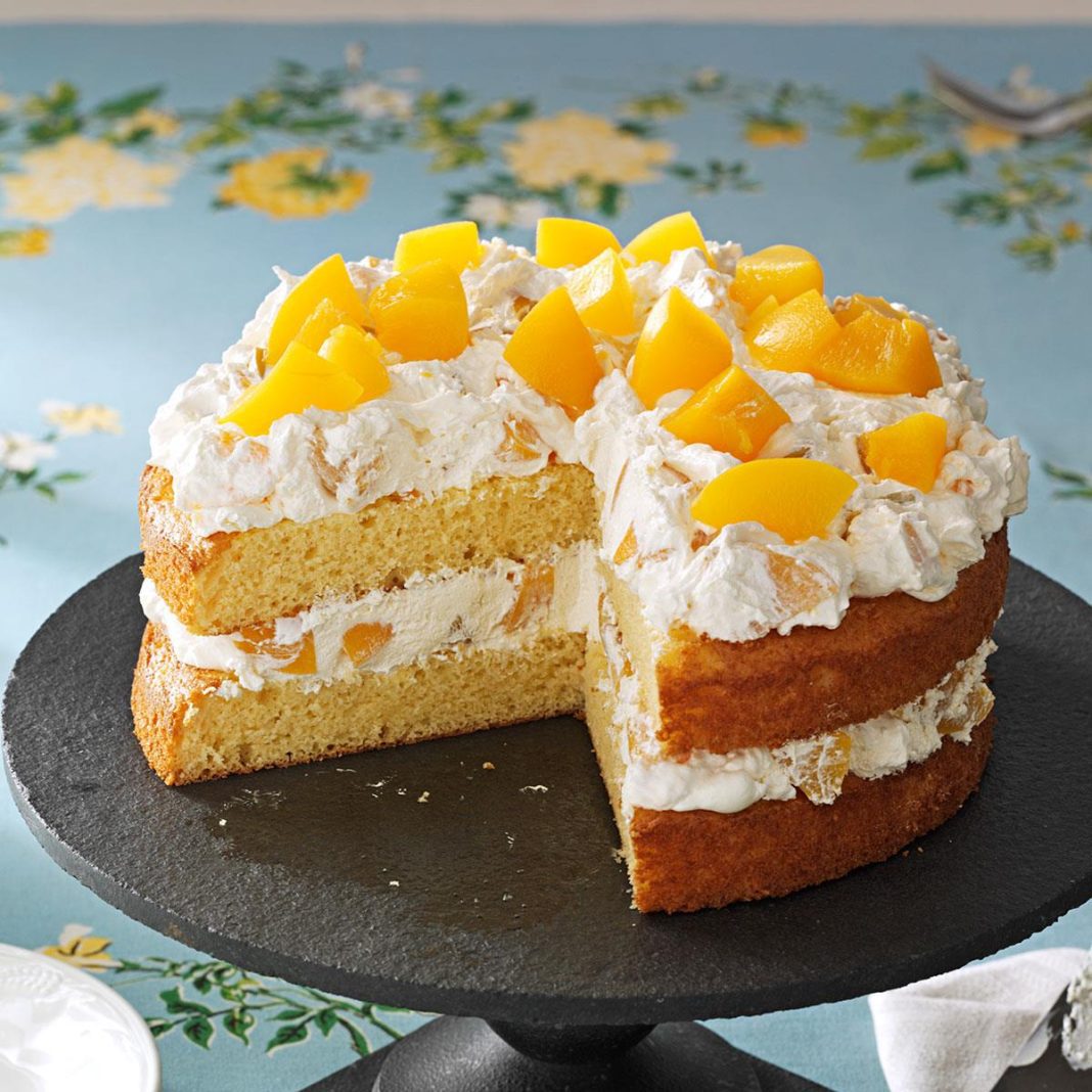 Posna torta sa breskvom i lešnikom - Recept - Posna jela