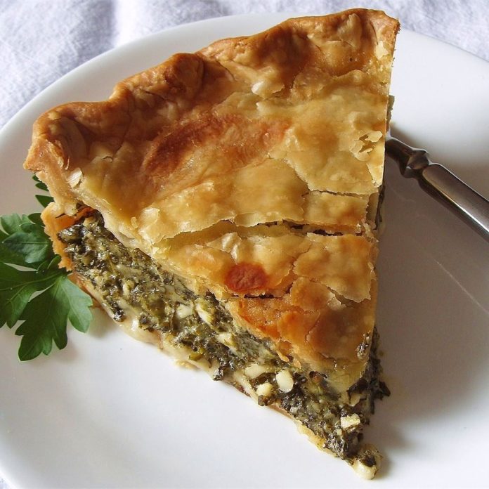 Posna pita sa spanaćem i pečurkama - Recept - Posna jela